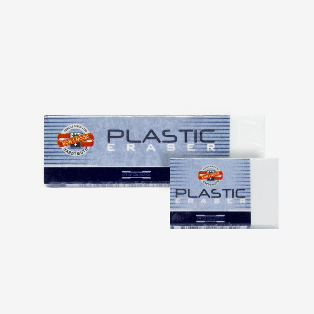 Koh-I-Noor White Oblong Plastic Erasers | Jackson's Art