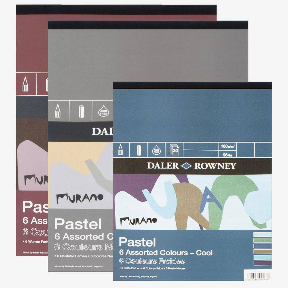Murano Gummed Pastel Paper Pads | Jackson's Art