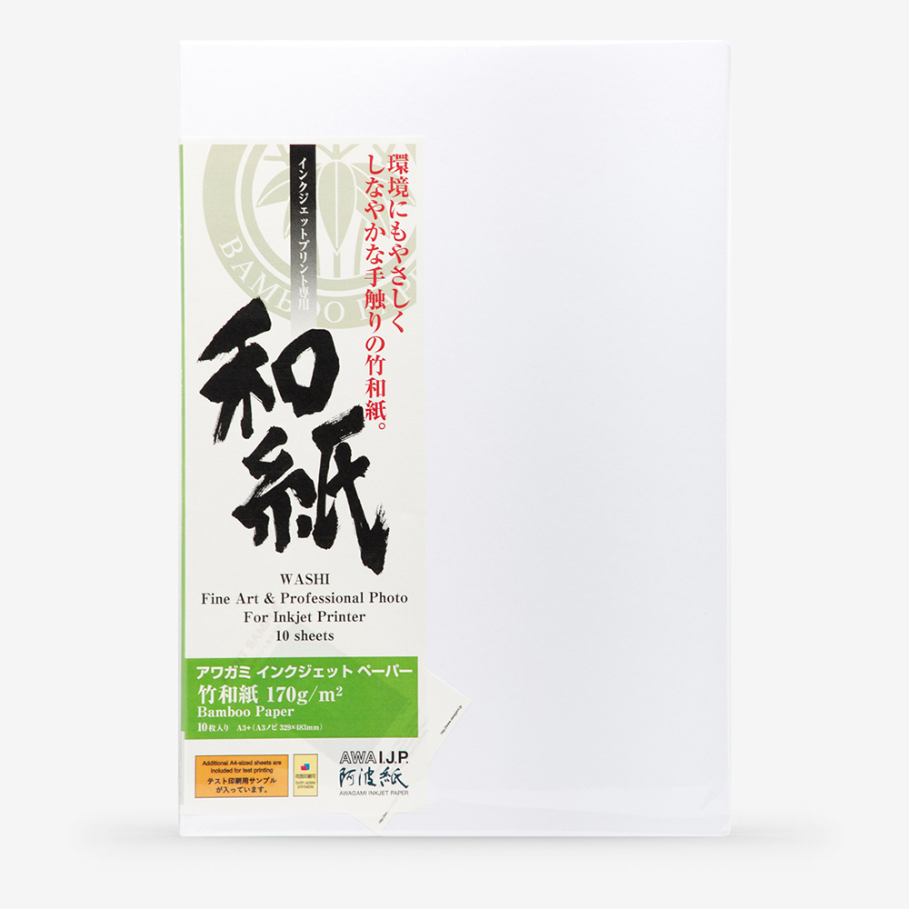 Awagami Washi : Bamboo : Inkjet Paper : 170gsm : 10 Sheets : A3 ...