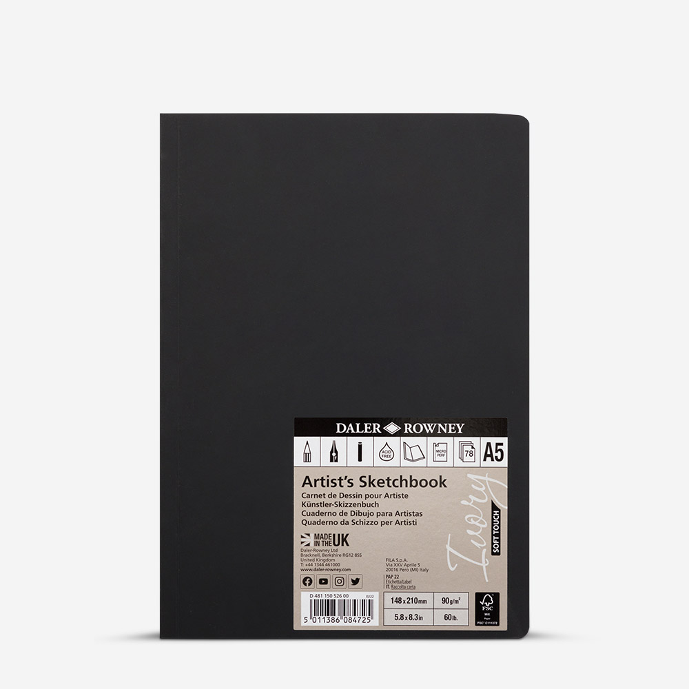 Daler Rowney : Ivory Soft Touch : Softbound : Portrait : 90gsm : 78 ...