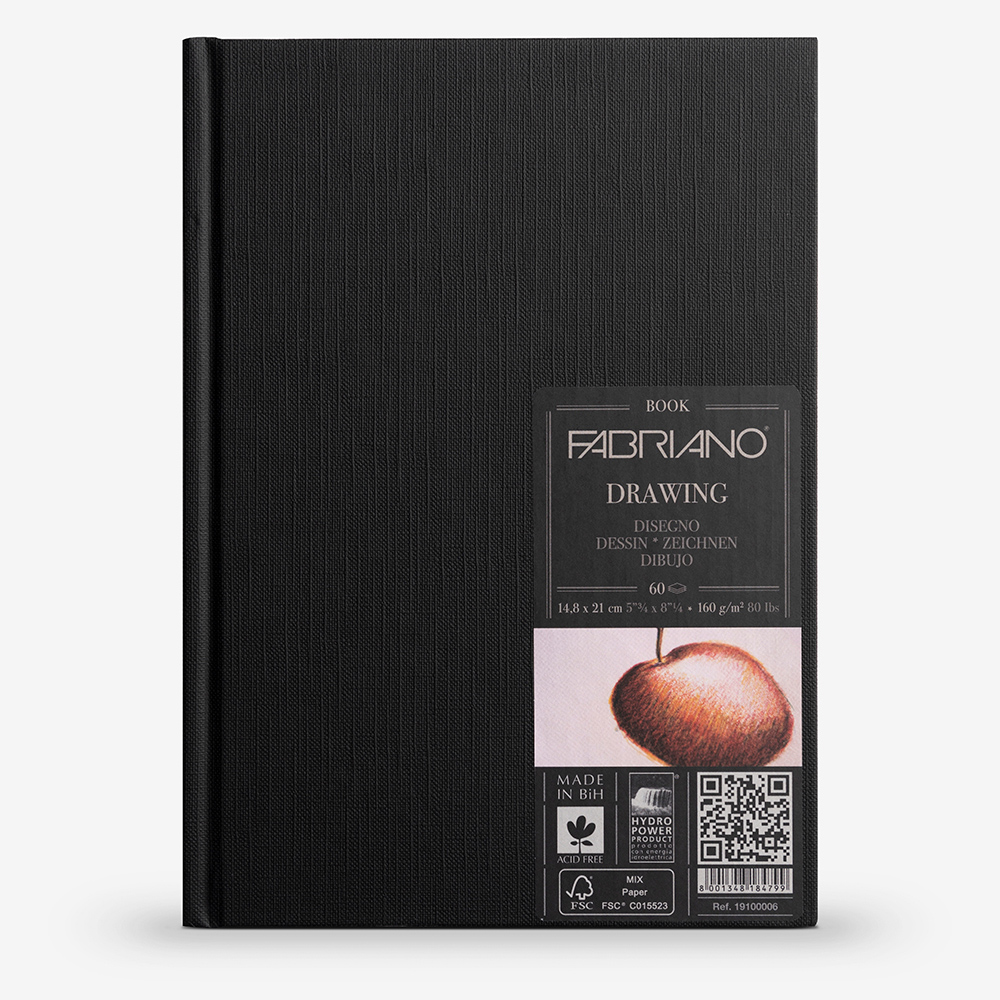 Fabriano : Sketch Book : A5 : 14.8x21cm : 160gsm : 60 Sheets : Portrait ...