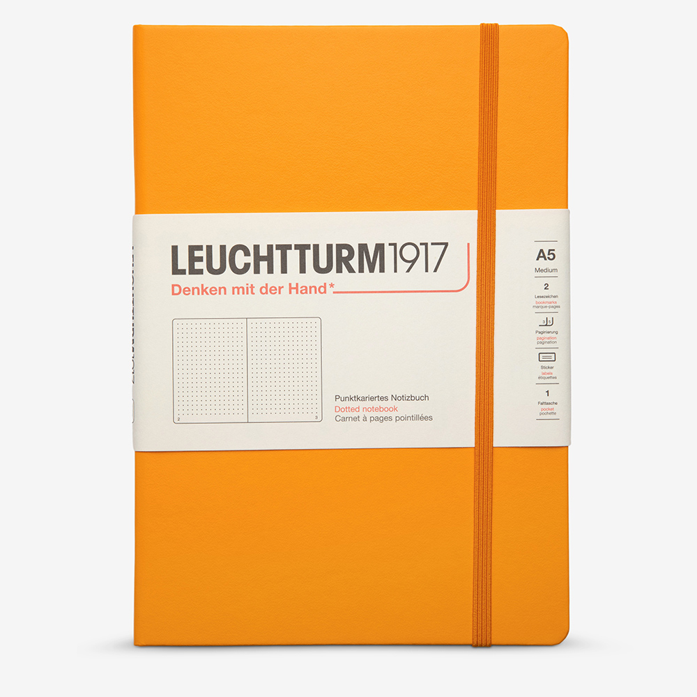 Leuchtturm1917 : A5 Hardcover Notebook : 80gsm : 251 Pages : Dotted ...
