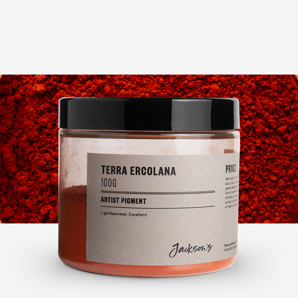 Jackson's : Artist Pigment : Terra Ercolana PR102 : 100g (in 200ml Jar ...
