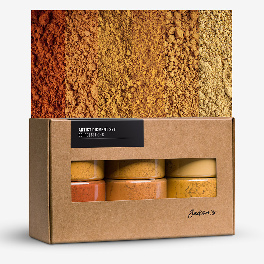 Jackson's : Artist Pigment : Ochre : Set of 6 | Jackson's Art