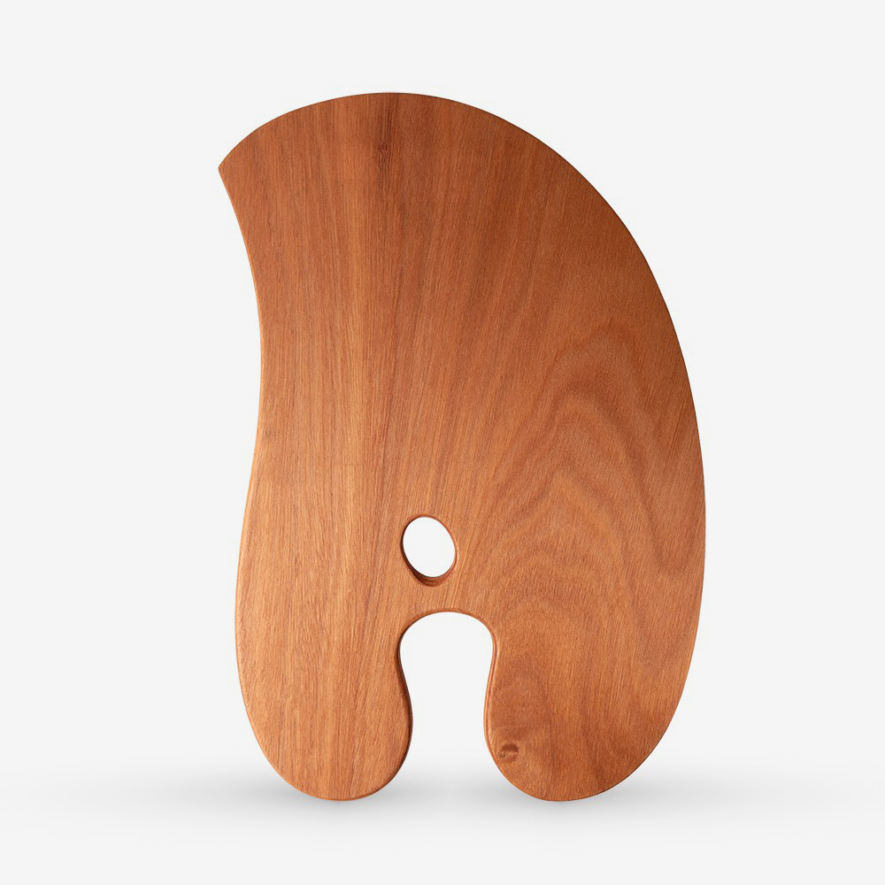 Zecchi : Hand Crafted Balanced Wooden Palette : Left Handed | Jackson's Art