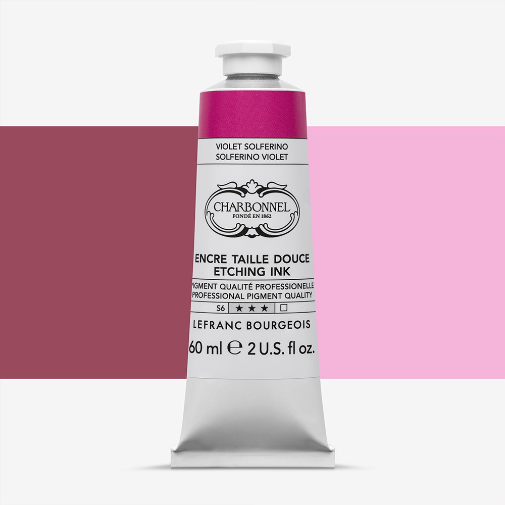 Charbonnel : Traditional Etching Ink : Solferino Violet : 60ml ...