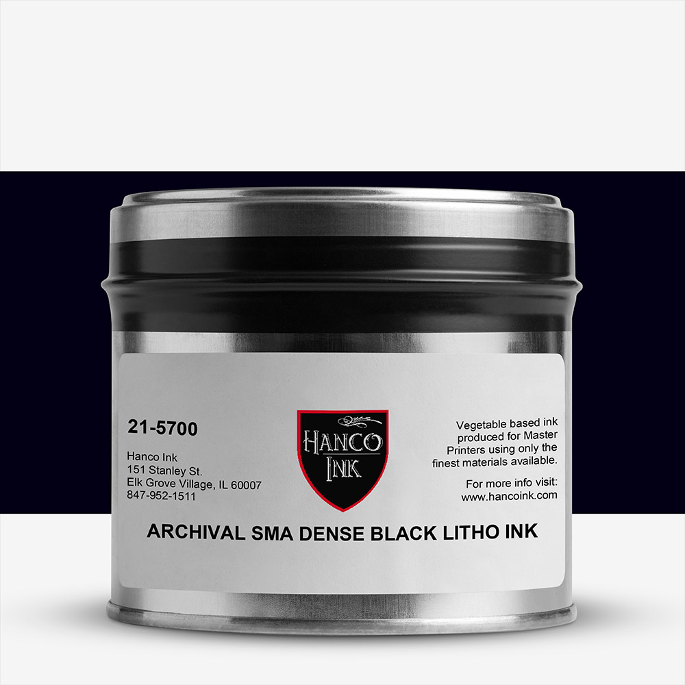 Hanco : Lithographic Ink : 1lb Can : Archival SMA Black | Jackson's Art