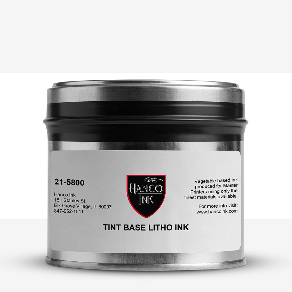 Hanco : Lithographic Ink : 1lb Can : Tint Base | Jackson's Art