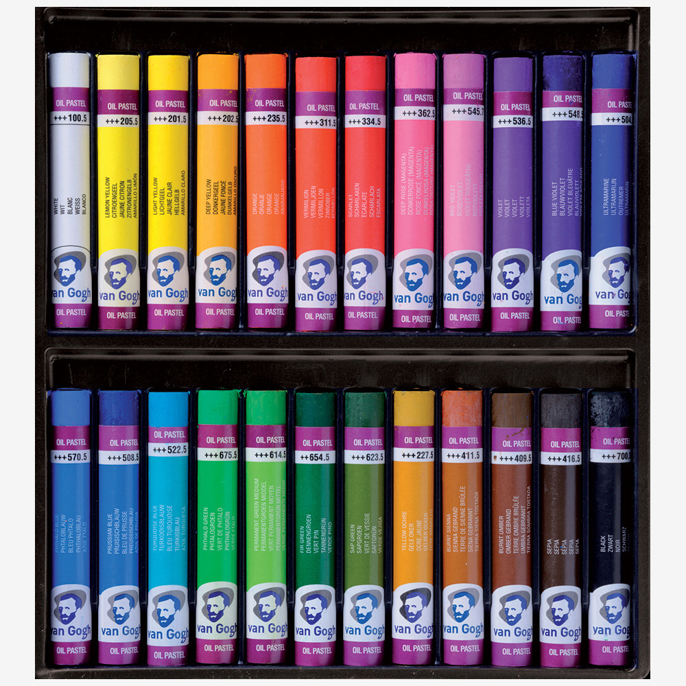 Talens : Van Gogh : Oil Pastel : Set Of 24 | Jackson's Art