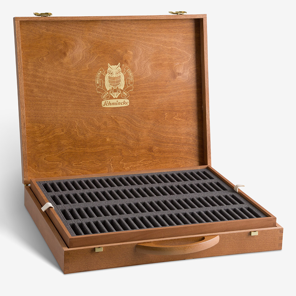 Schmincke Empty Wooden Pastel Box : Holds 200 | Jackson's Art