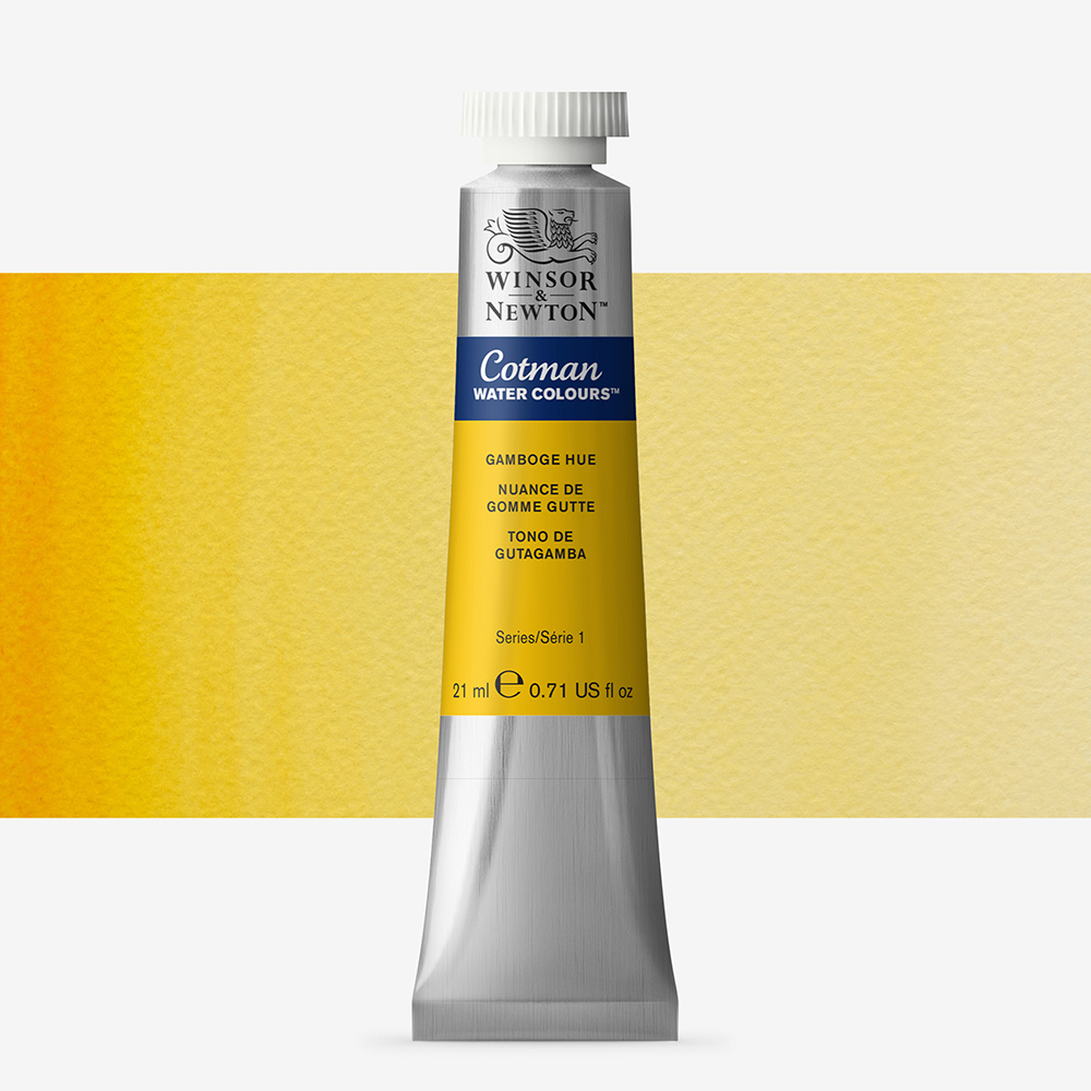 Winsor & Newton Cotman Watercolour Paint : 21ml : Tube Gamboge Hue ...