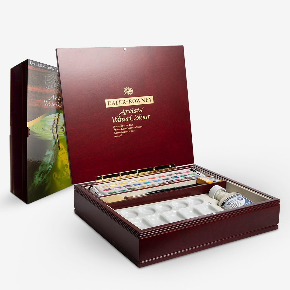 Daler Rowney : Artists' Watercolor Paint : Luxury Set : Half Pan : Set ...