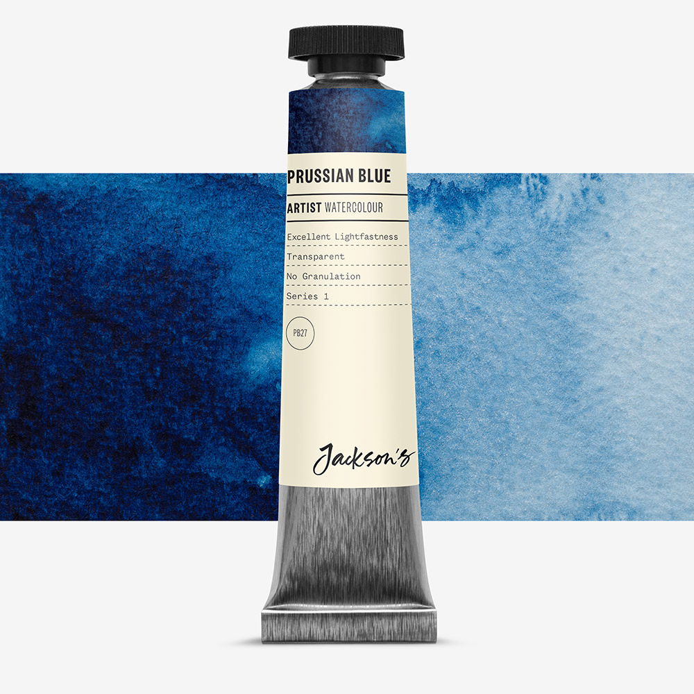 Jackson's : Artist Watercolour Paint : 21ml : Prussian Blue | Jackson's Art