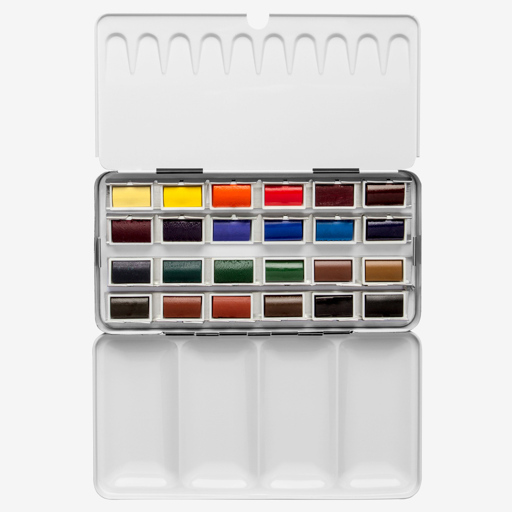 Jackson's : Artist Watercolour Paint : Full Pan : Set Of 24 | Jackson's Art