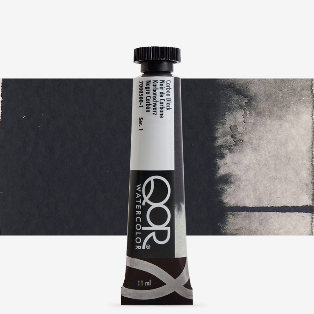 Golden QoR : Watercolour Paint : 11ml : Carbon Black | Jackson's Art