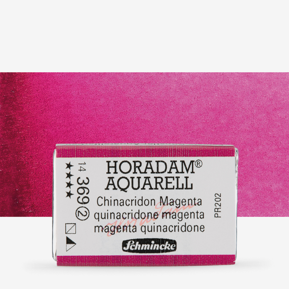Schmincke Horadam Watercolour Paint : Full Pan : Quinacridone Magenta ...