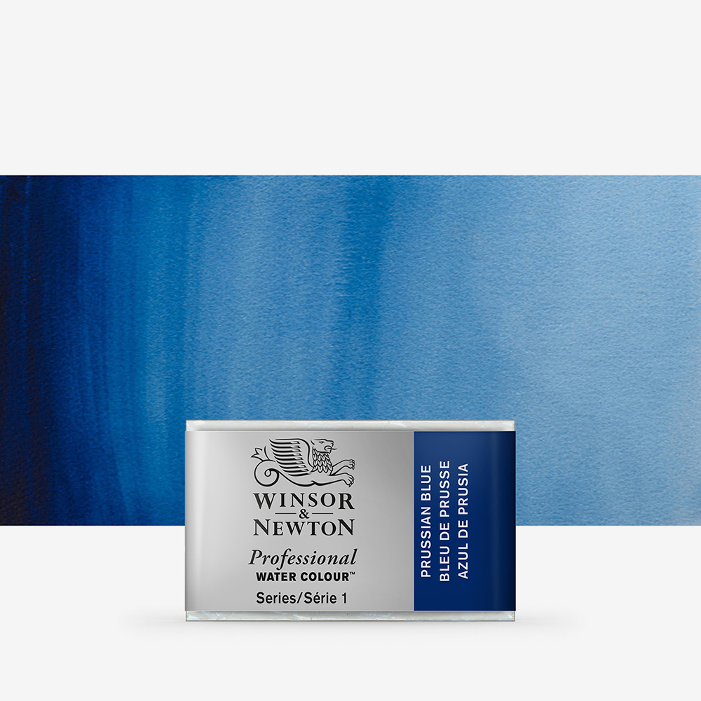 Winsor & Newton : Professional Watercolour Paint : Full Pan : Prussian ...